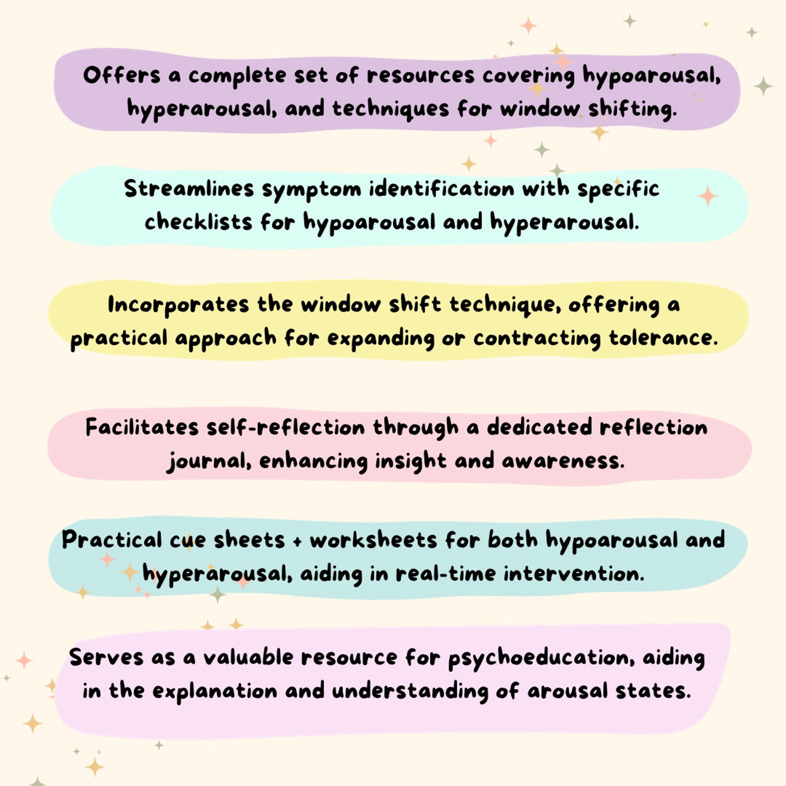 Window of Tolerance Worksheets Bundle Emotional Regulation Nervous ...
