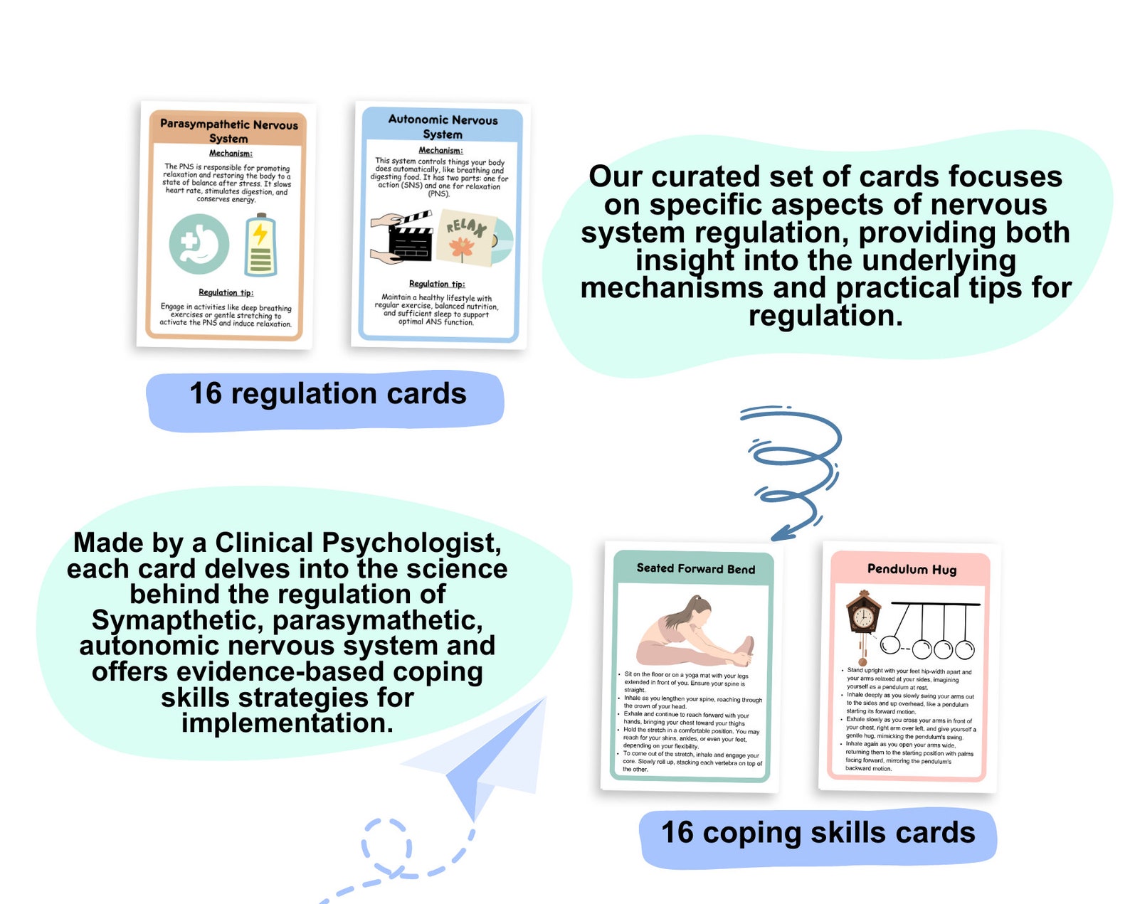 Nervous System Regulation Cards: Coping Skills & Stress Relief - Etsy
