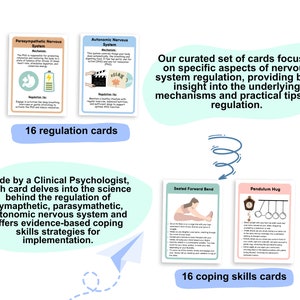Nervous System Regulation Cards: Coping Skills & Stress Relief - Etsy