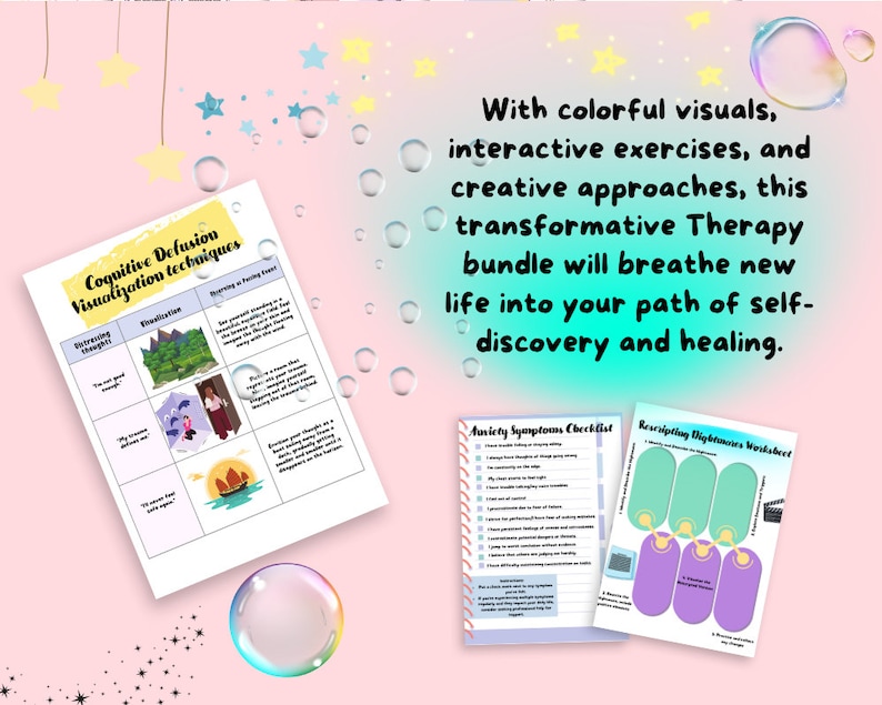 Therapy Bundle Worksheets Therapy Journal Template Therapy Notes Cheat ...