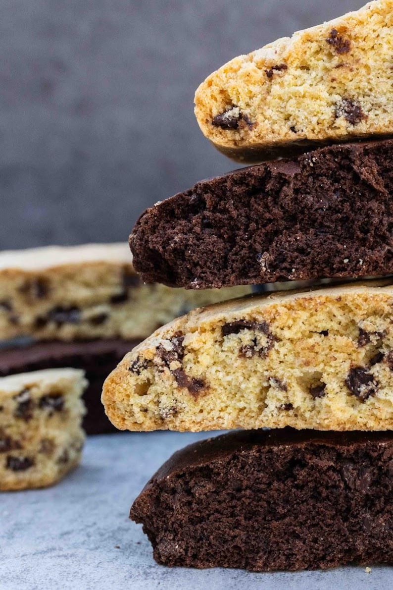Handmade Biscotti Gift Box: Vanilla & Chocolate Chip - Etsy
