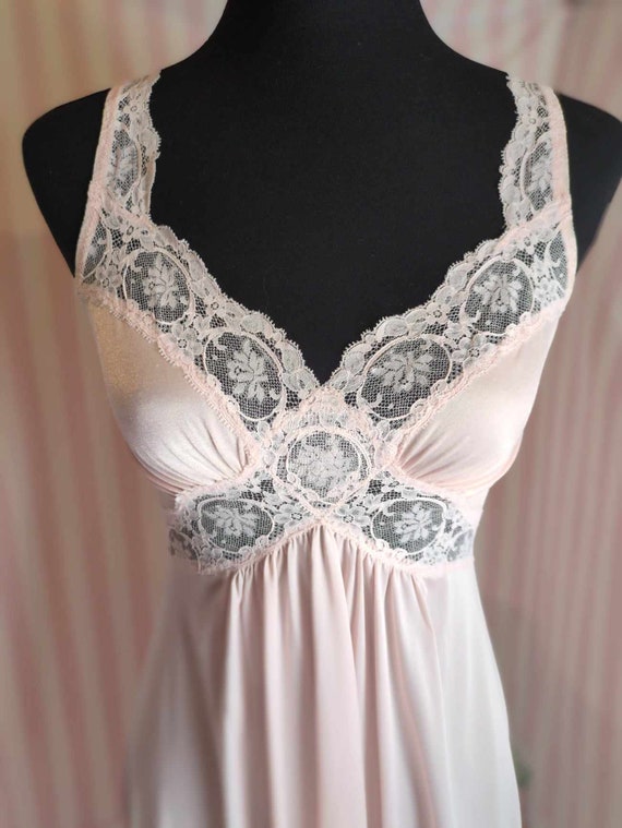 S Vintage Olga Nightgown And Robe Rare Peignoir Set I… Gem