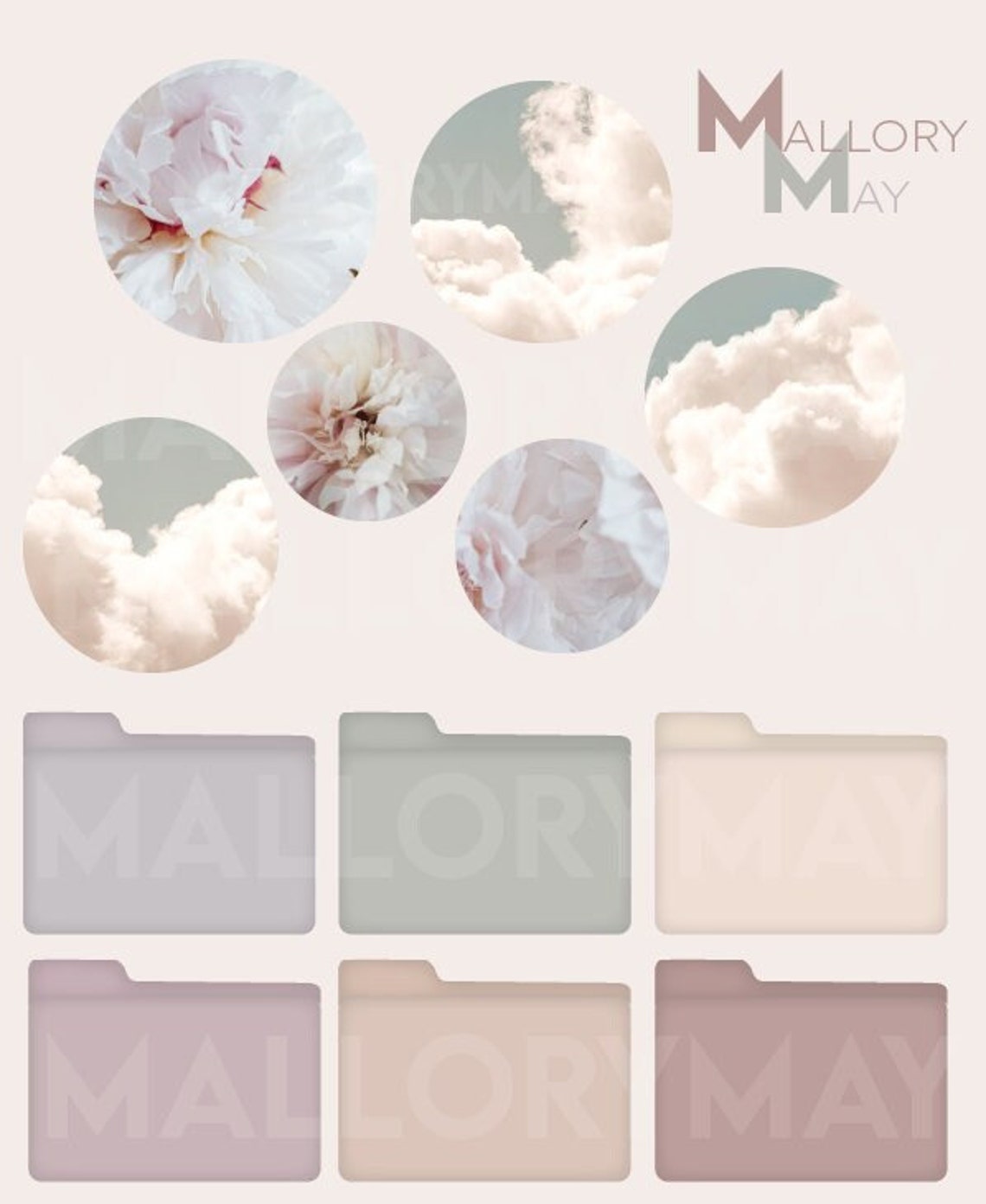 Aesthetic Desktop Folder Icons,. Computer Folder Icons, Macos File ...