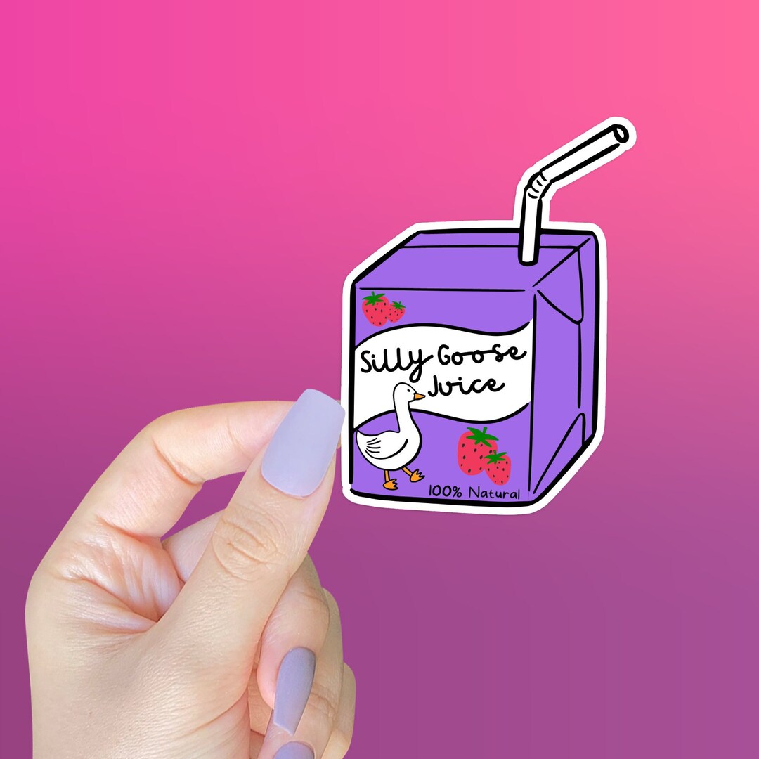 Silly Goose Juice Box Sticker – Funny Sarcastic Die Cut - Etsy