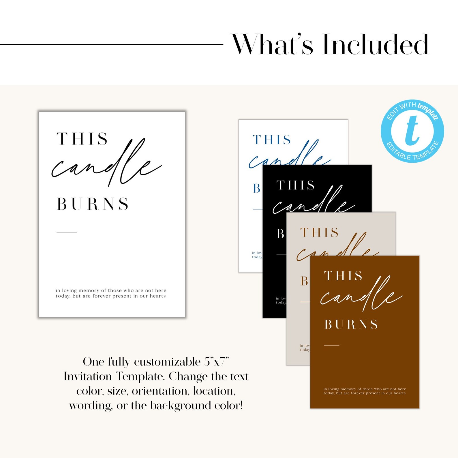 Memorial Sign This Candle Burns Sign Loved Ones Sign Minimalist Wedding ...