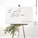 DIY Cursive Wedding Welcome Sign the Party Starts Now Editable ...