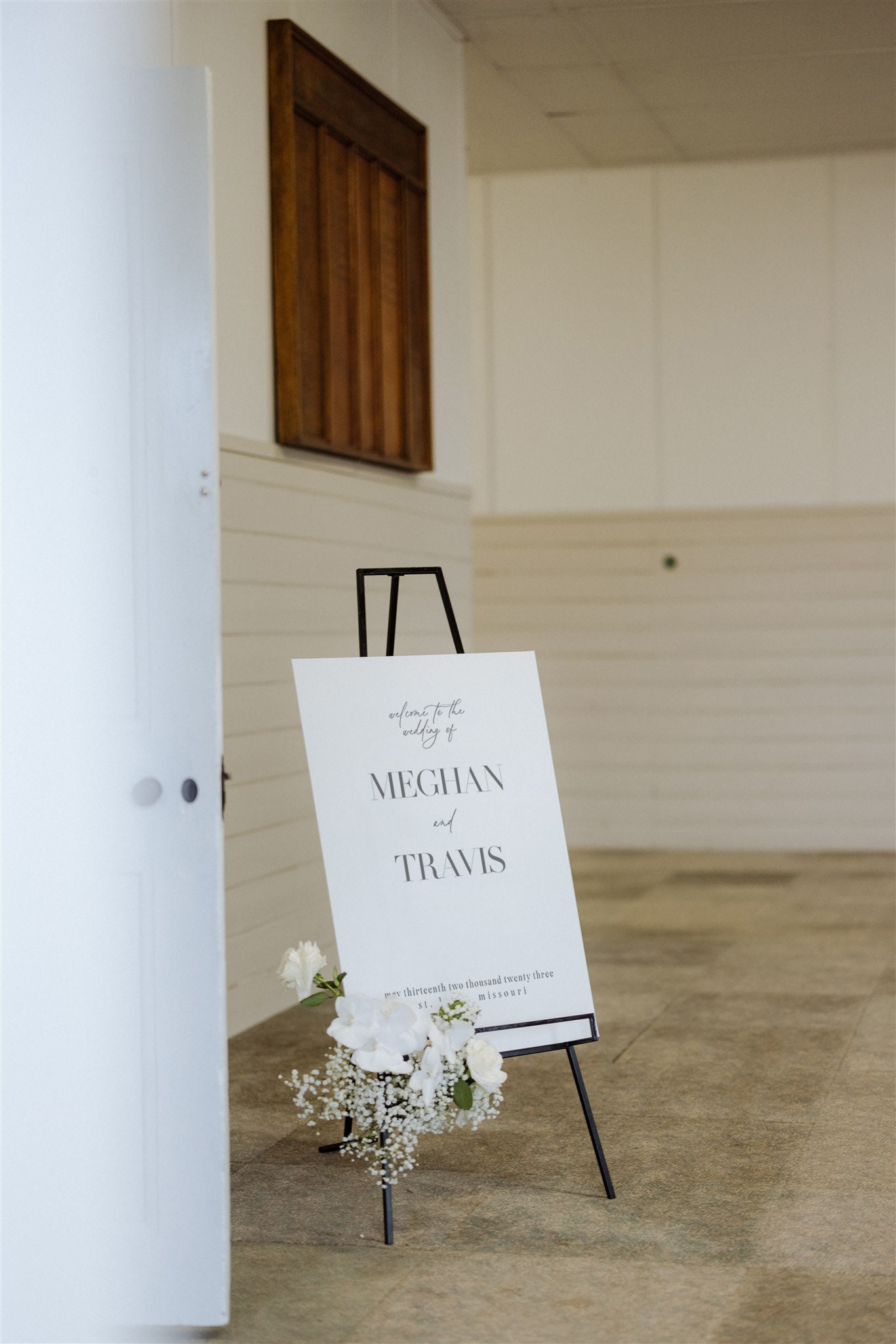DIY Modern Simple Wedding Welcome Sign Wedding Sign Minimalist Wedding ...