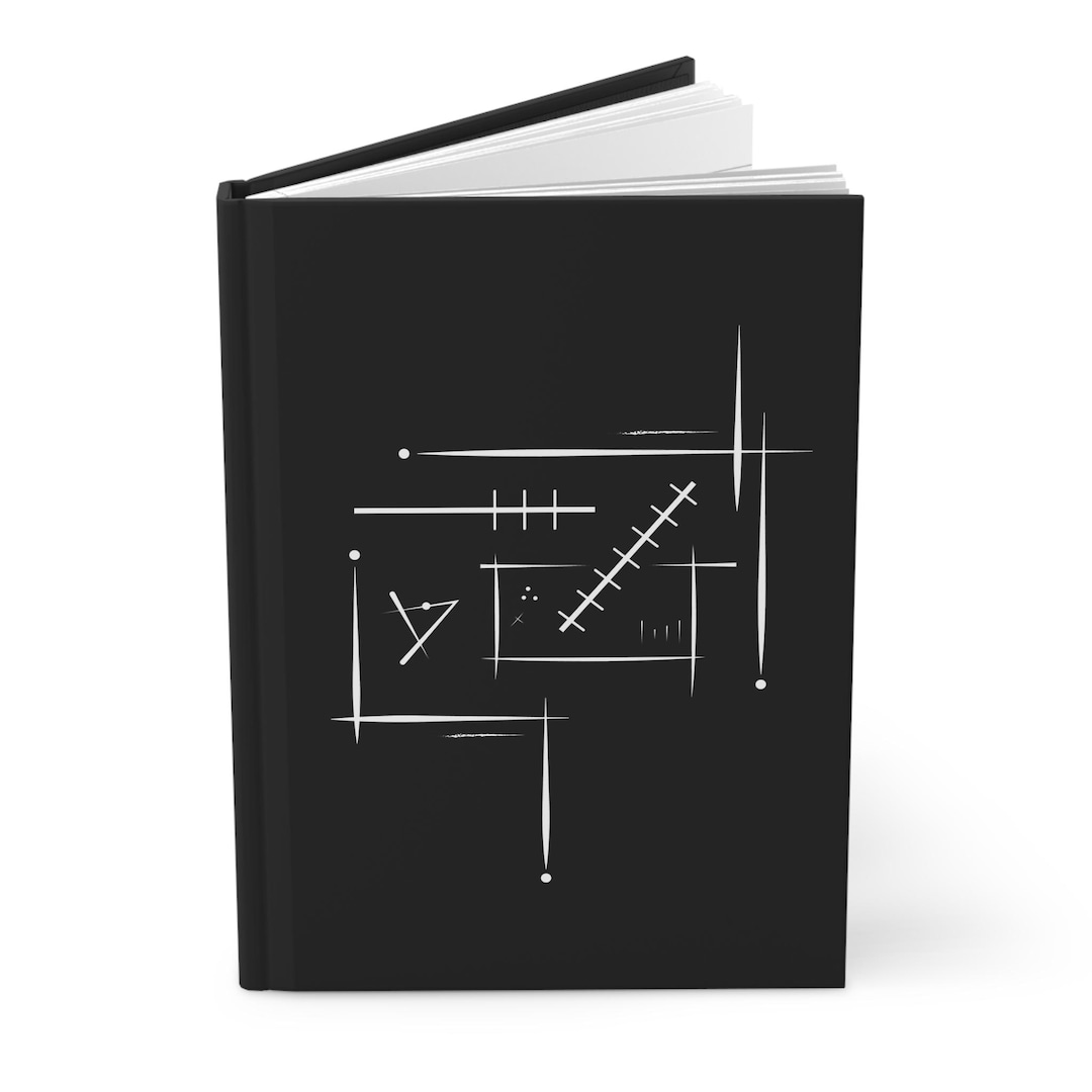 Black Architectural Line Art Journal: Minimalist Design Diary - Etsy