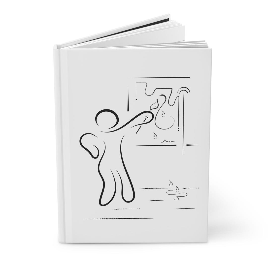 Matte Hardcover Journal: Abstract Artist Design - Etsy