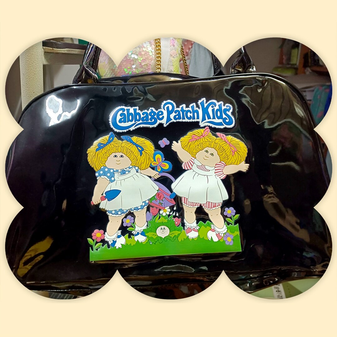 Cabbage Patch Kids Black Vinyl Travel Bag - Etsy
