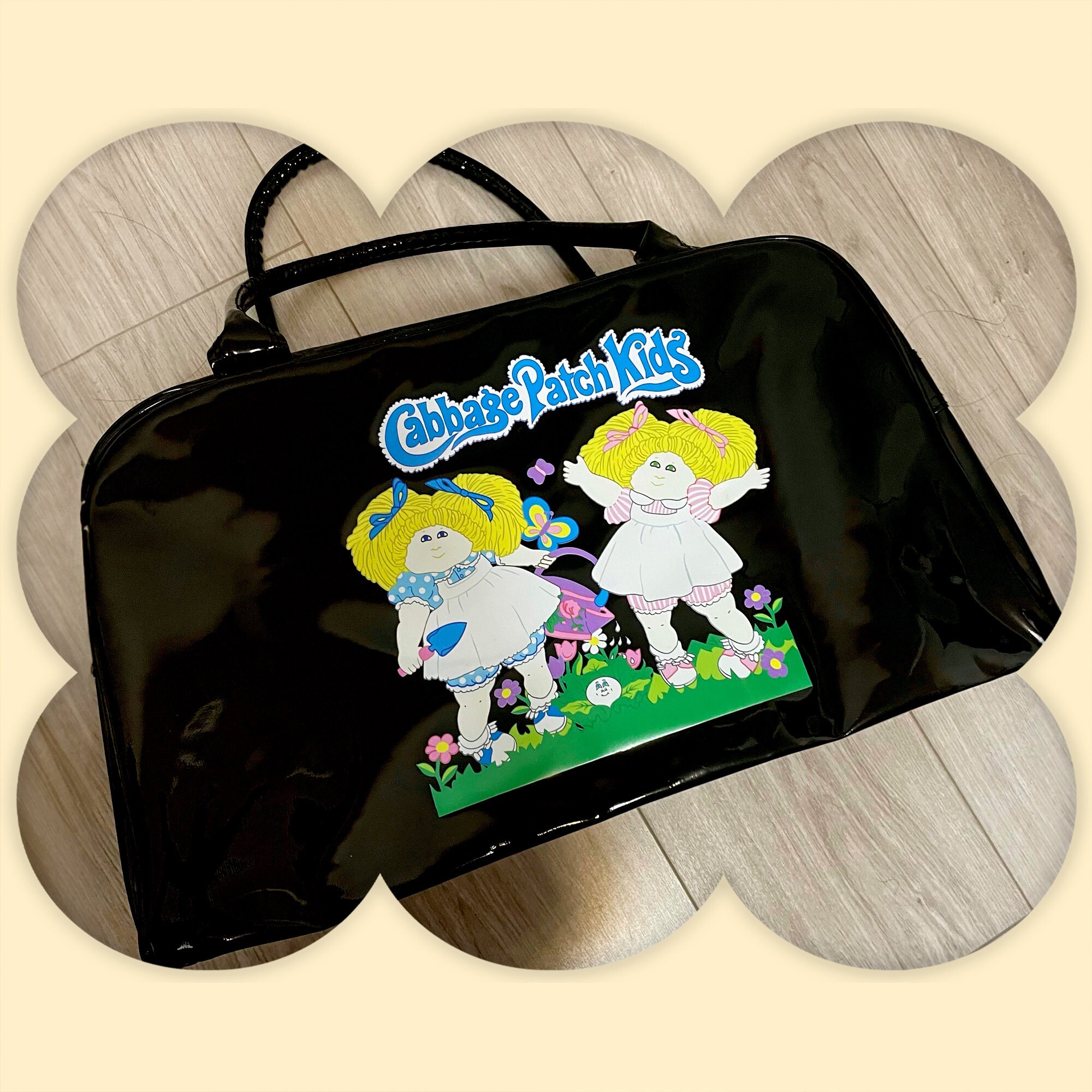 Cabbage Patch Kids Black Vinyl Travel Bag - Etsy