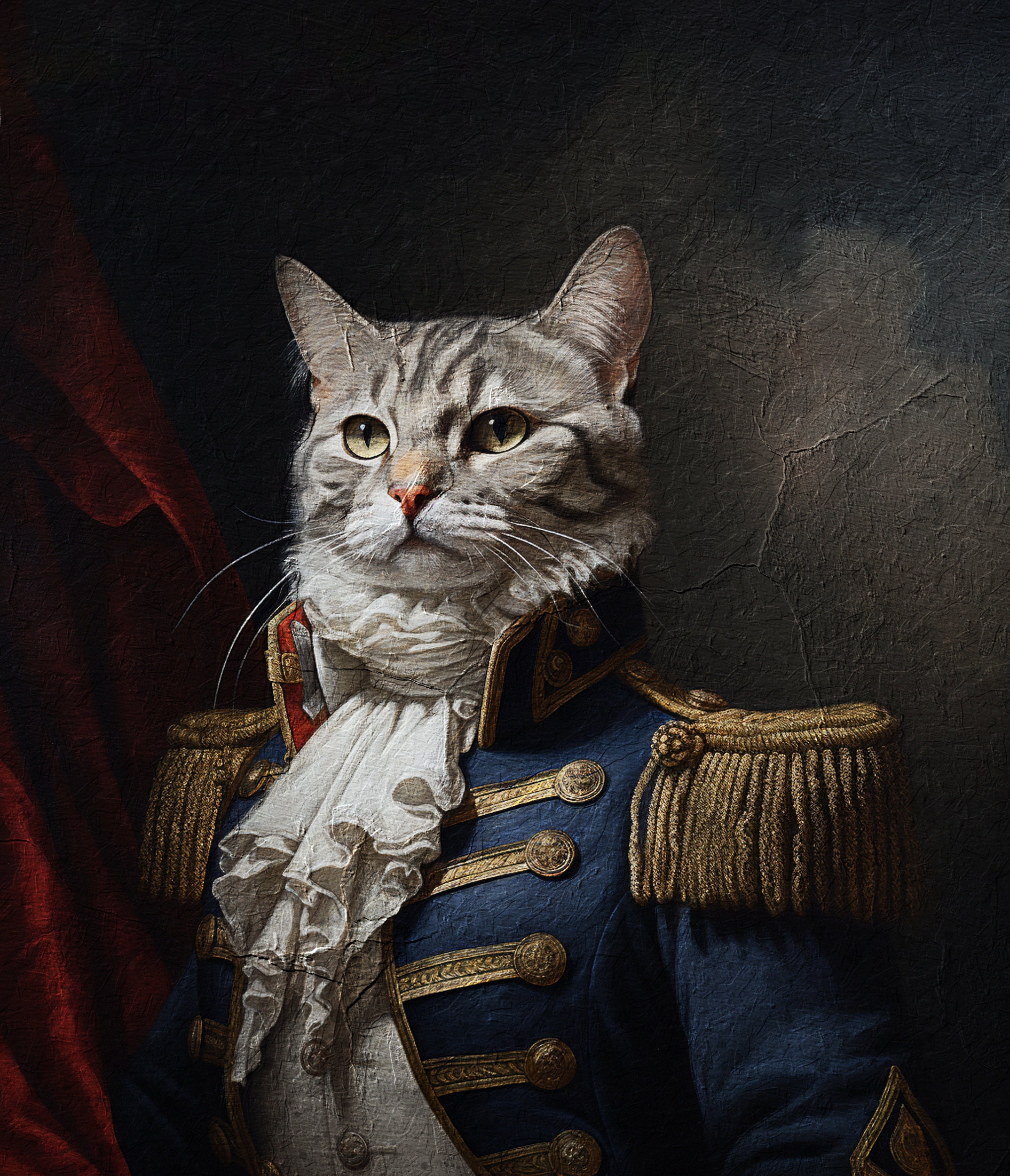 Portrait d'animal de compagnie royal, portrait d'animal de compagnie de ...