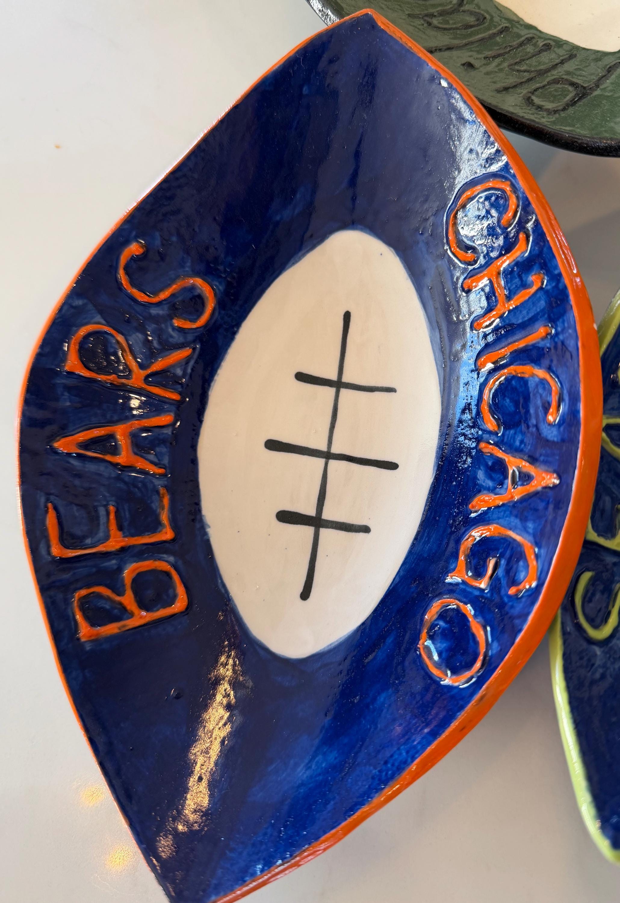 Ceramic Football Shaped Bowls - Etsy