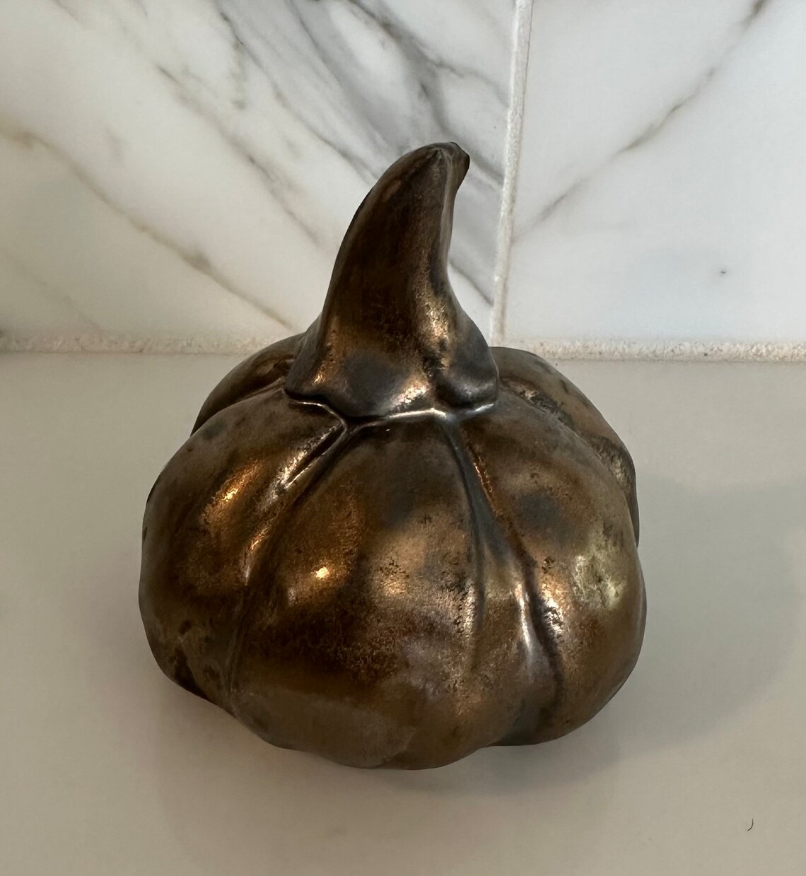 Ceramic White, Calico, Blue, Orange, Green Bronze Squash Pumpkins - Etsy