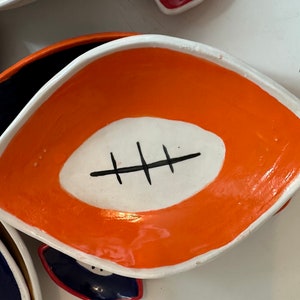 Ceramic Football Shaped Bowls - Etsy