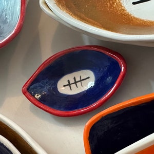 Ceramic Football Shaped Bowls - Etsy