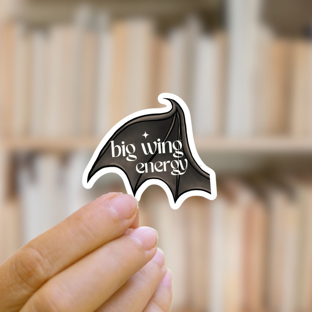 ACOTAR Big Wing Energy Bat Boys Sticker Small | Cassian Sticker ...