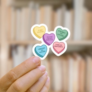 Candy Hearts Romance Books Tropes Book Sticker Romance Reader Smut ...