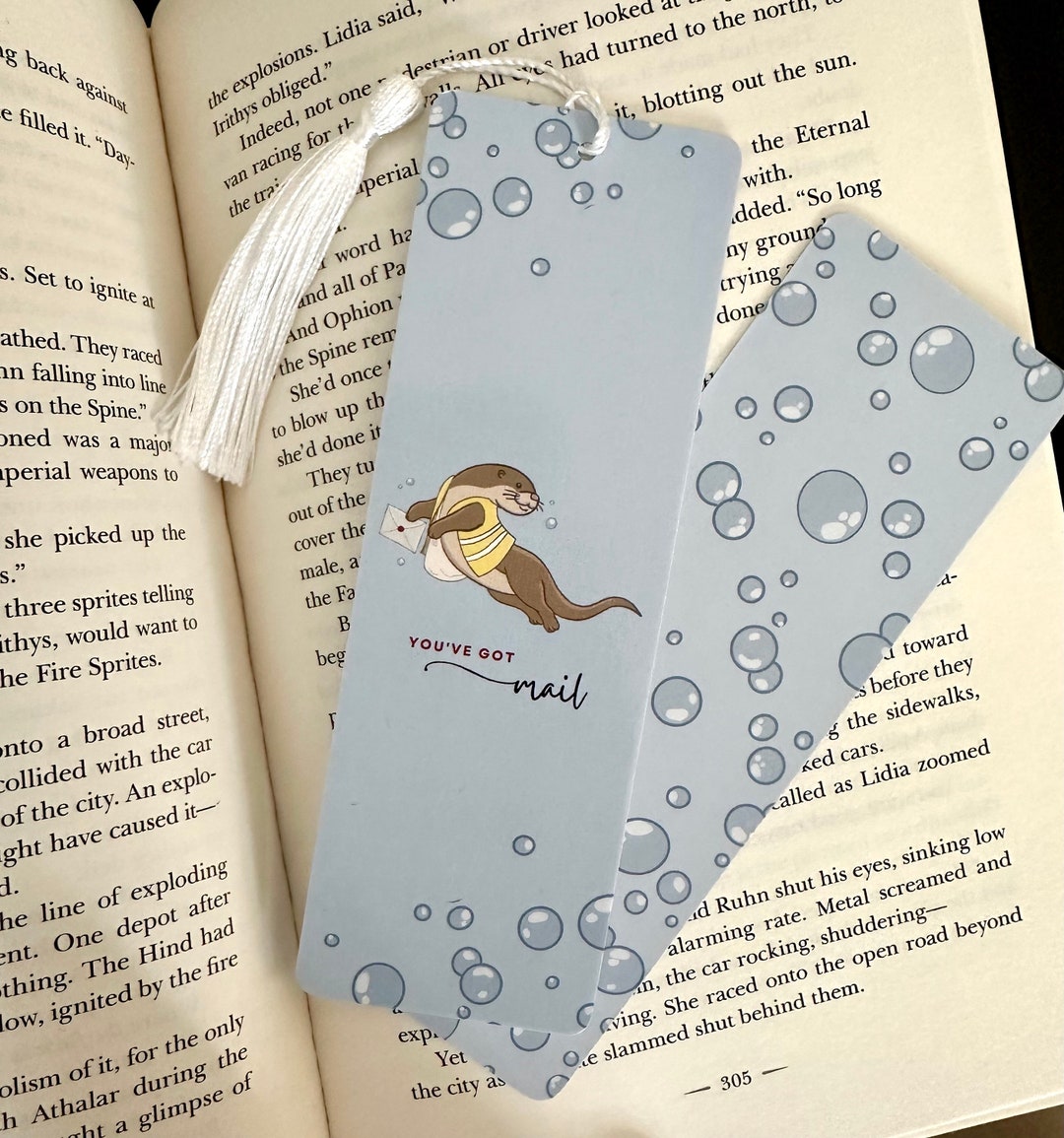 Otter Mail Crescent City Bookmark | Reader Gift | Bookish Merch ...