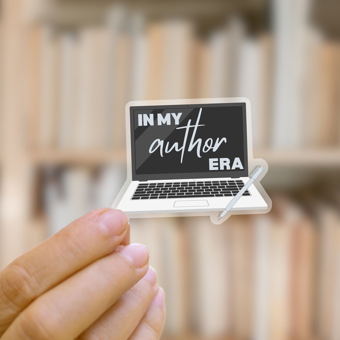 In My Author Era Book Sticker for Authors and Writers | Bookish Sticker ...
