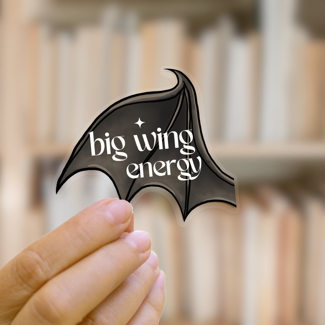 Big Wing Energy Bat Boys Sticker - ACOTAR Sarah J Mass - Waterproof - Etsy