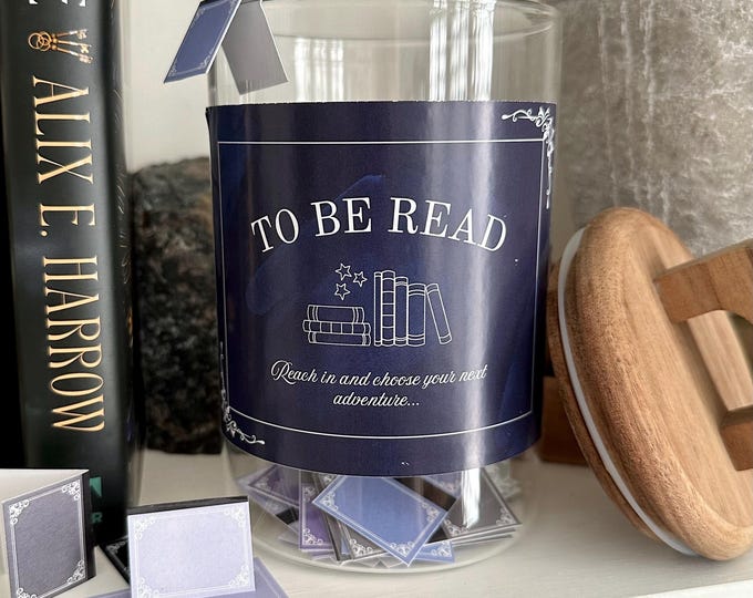 TBR Jar Label and Mini Books Bundle Starlight | Reader Gift | to Be ...