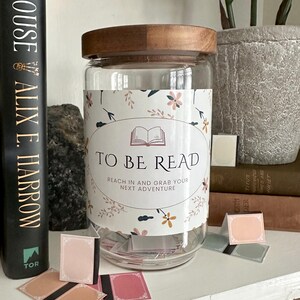 TBR Jar Label and Mini Books Bundle Floral Whimsy Reader Gift to Be ...