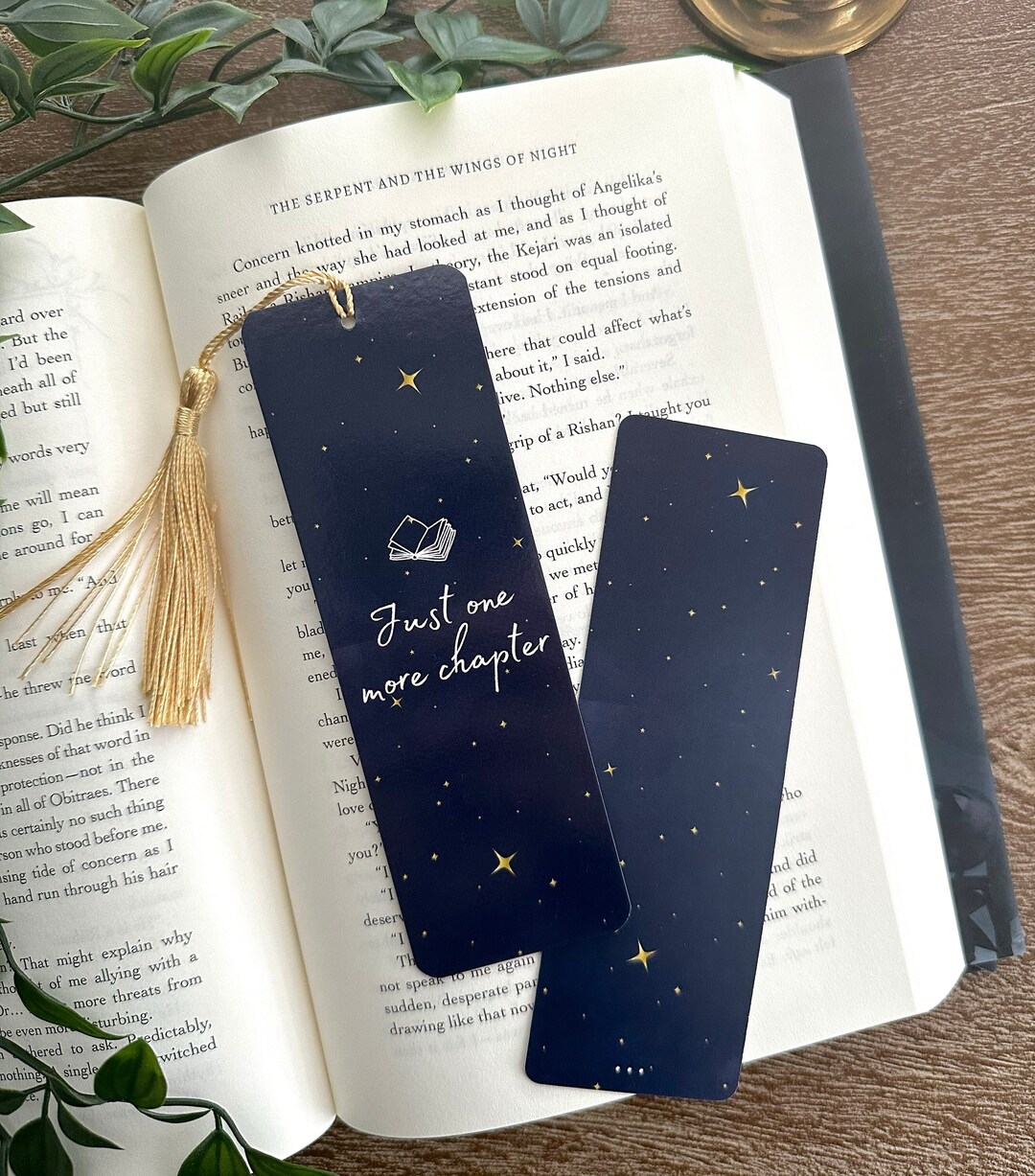 Just One More Chapter Bookmark | Reader Gift | Bookish Merch | Booktok ...
