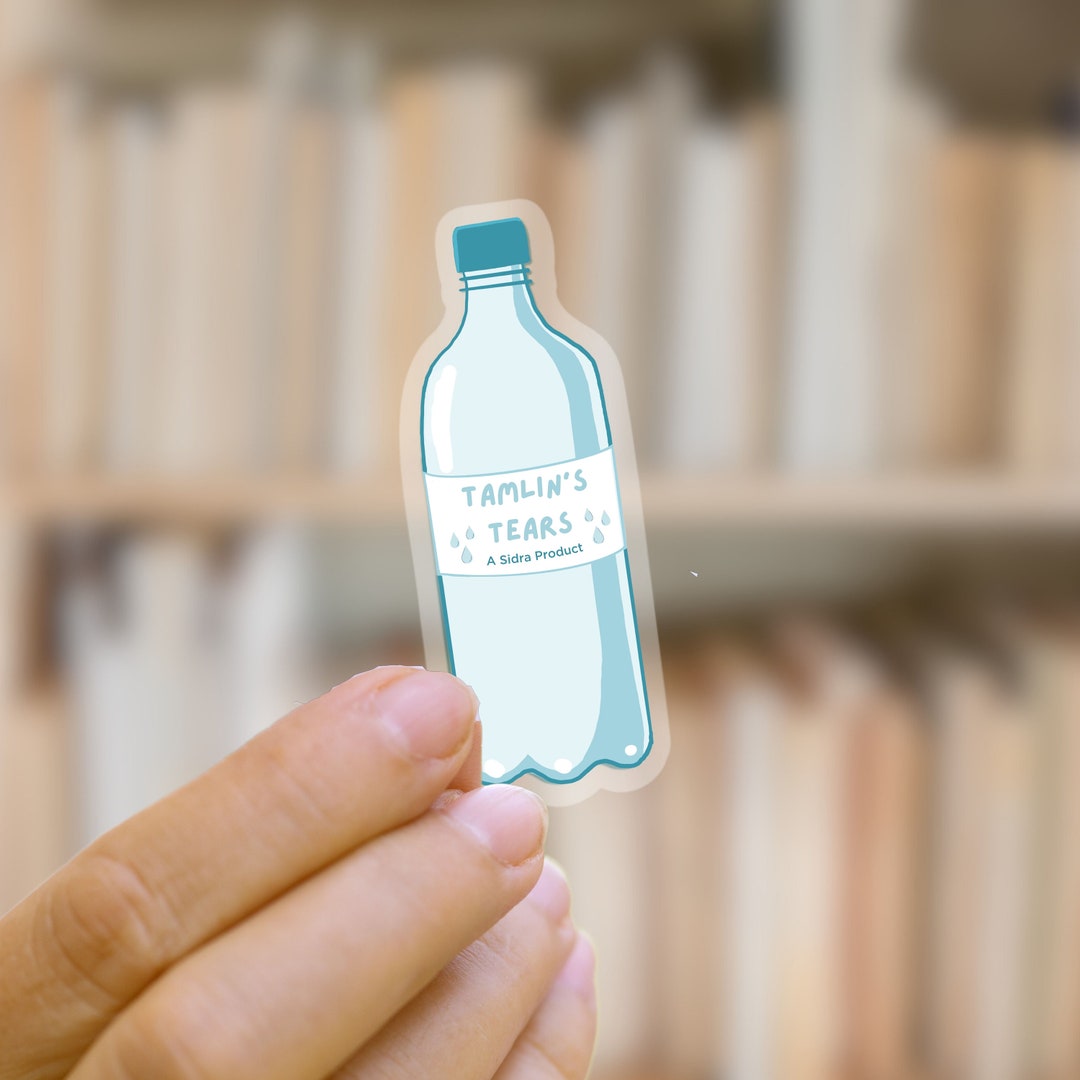 Tamlin's Tears Water Bottle ACOTAR Sticker | Sarah J Maas | Bookish ...