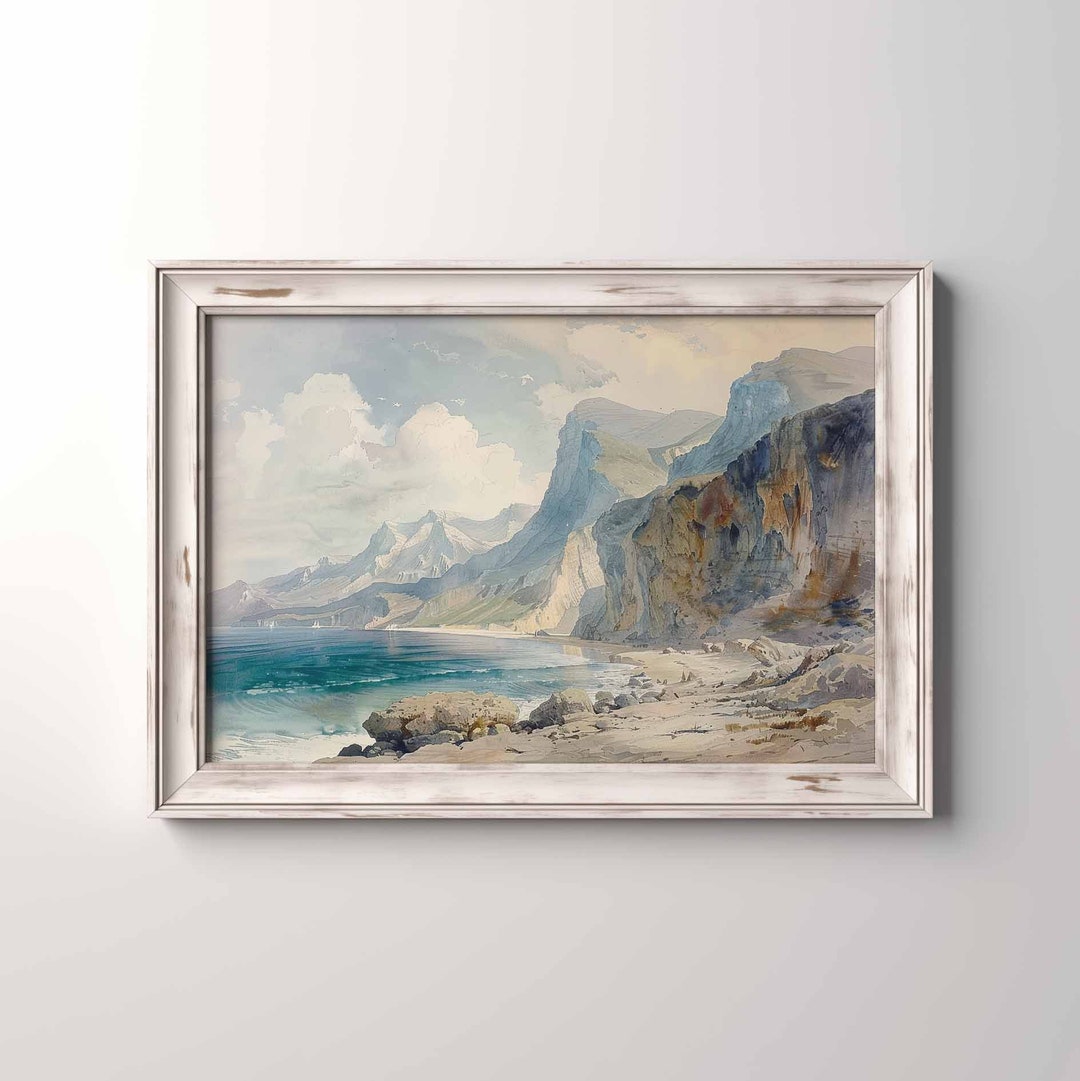 Coastal Majesty Seashore Print Natural Beauty Art Morning Shore Print ...