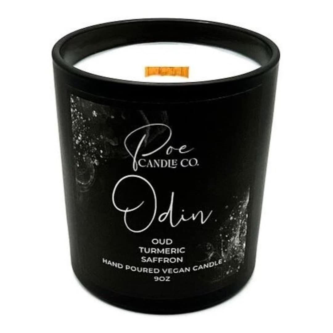 Odin Candle Norse Mythology Gift Remembrance Candle Bookish Candle - Etsy