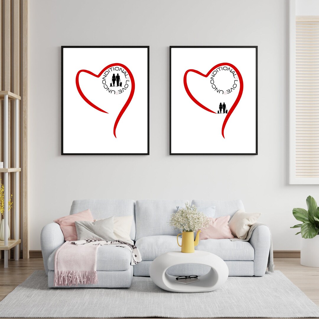 2 Digital Illustrations to Print for Wall Posters, T-shirts, Mugs Etc ...