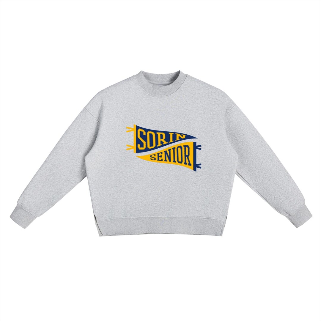Sorin Hall Notre Dame Senior Side Slit Crewneck - Etsy
