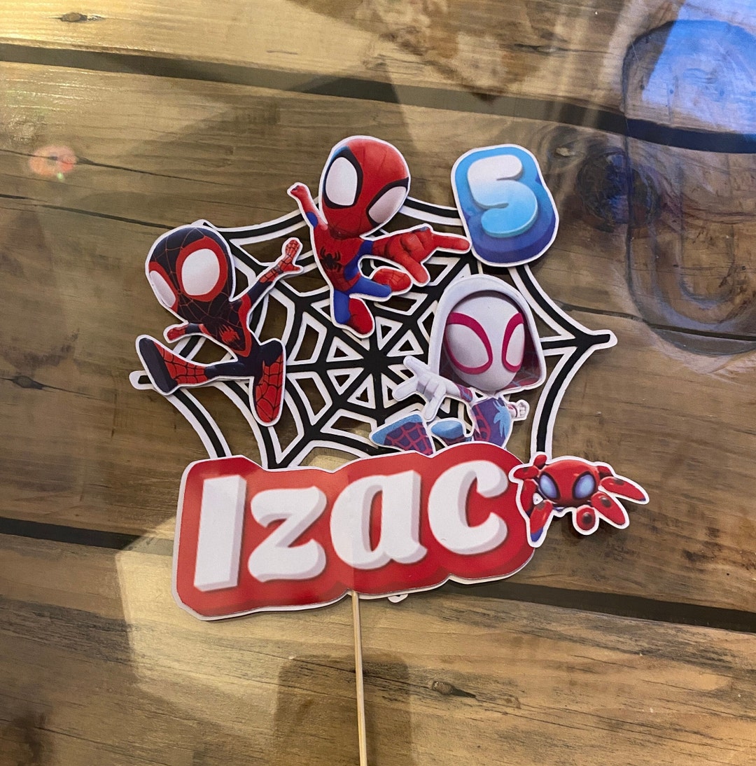 Spidey Cake Topper - Etsy Australia