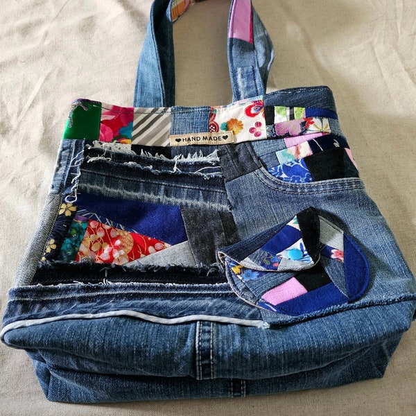 Denim Patchwork - Etsy
