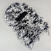 Black and White Ski shiesty Mask Y2K Fuzzy Fluffy Furry - Etsy