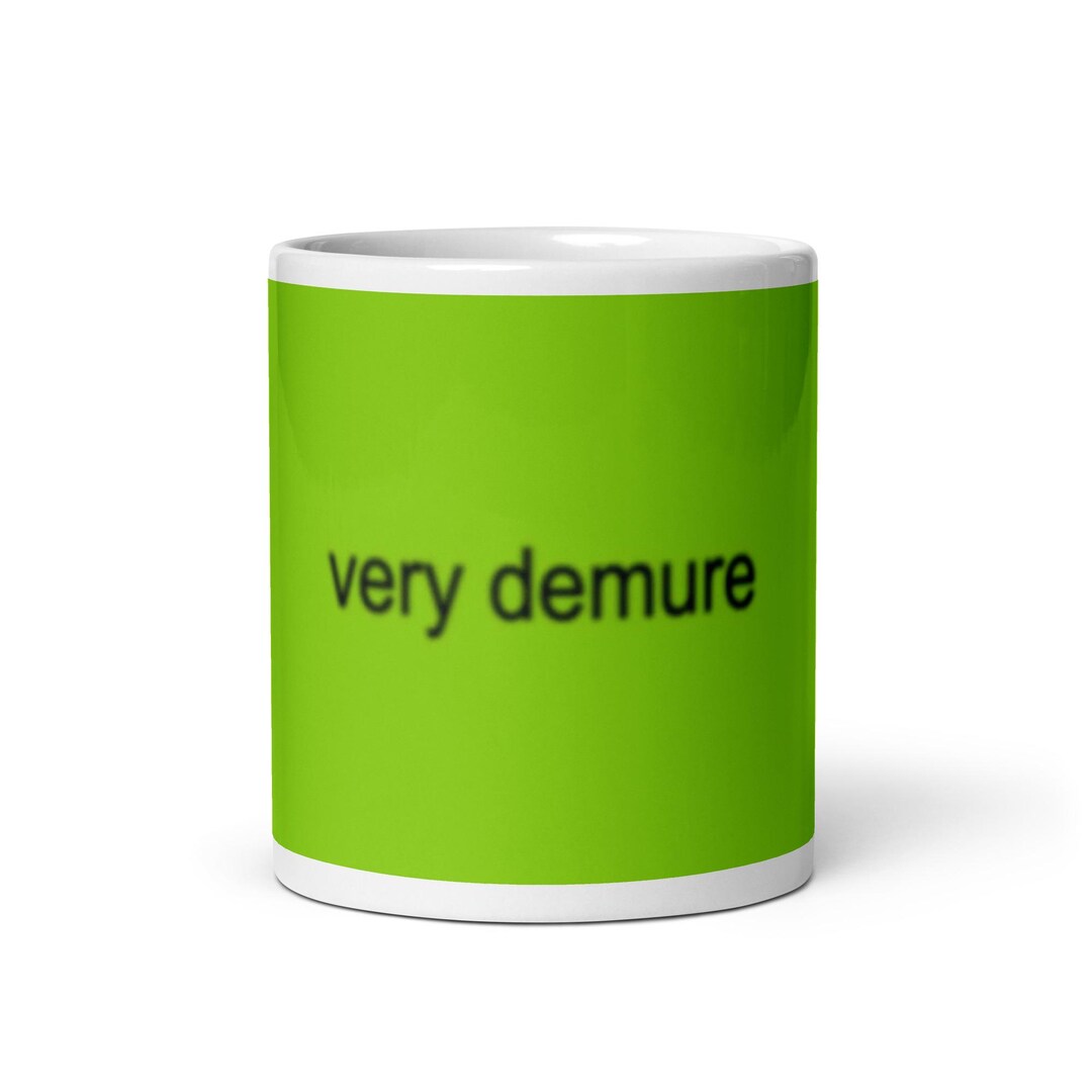 Very Demure Mug, Gift Very Demure Coffee Mug Very Demure Tiktok Pink ...