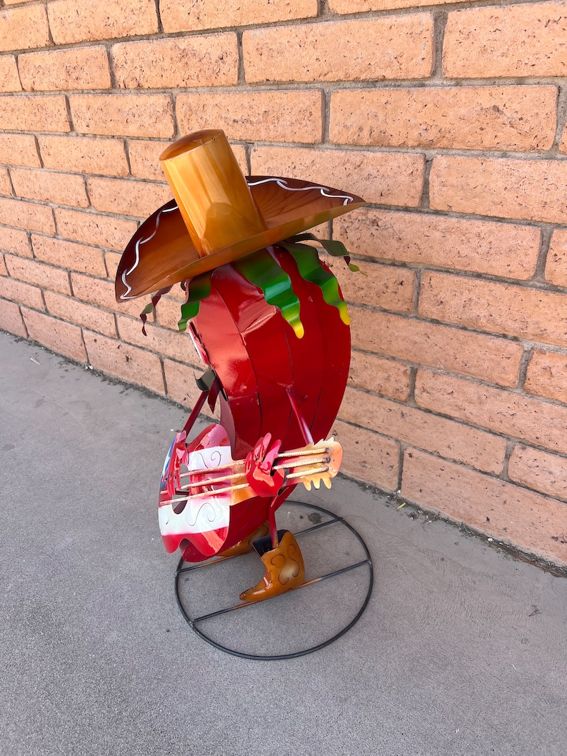 Chile With Hat Guitar or Acordeón - Etsy
