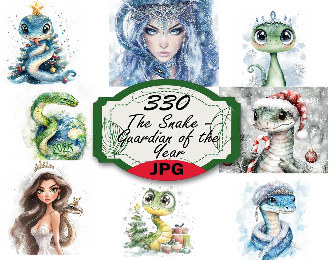 The Snake Guardian of the Year, Symbol of Wisdom, Elegance, and Renewal ...