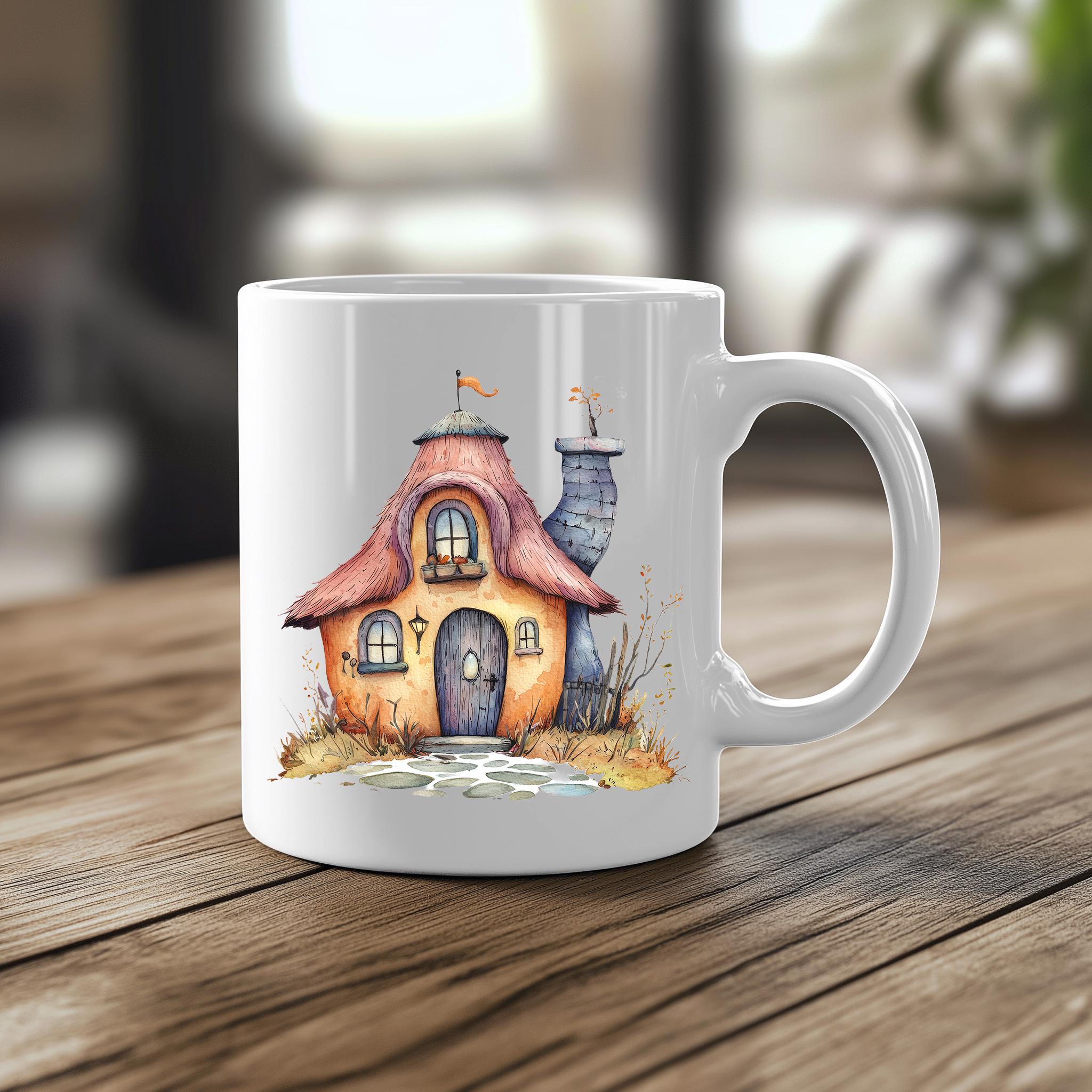 Cottages With Moods, Cottage Clipart Png,watercolor Cottage,witchy ...