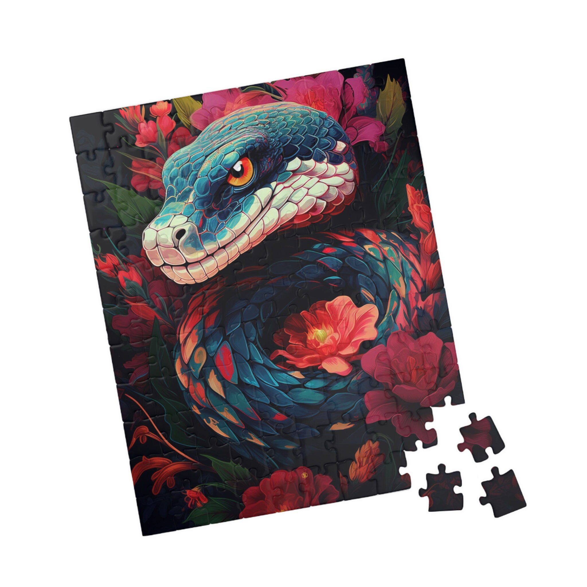 Snake Jigsaw Puzzle, 1000 Pieces Puzzle, Adults Puzzle, Unique Jigsaw ...