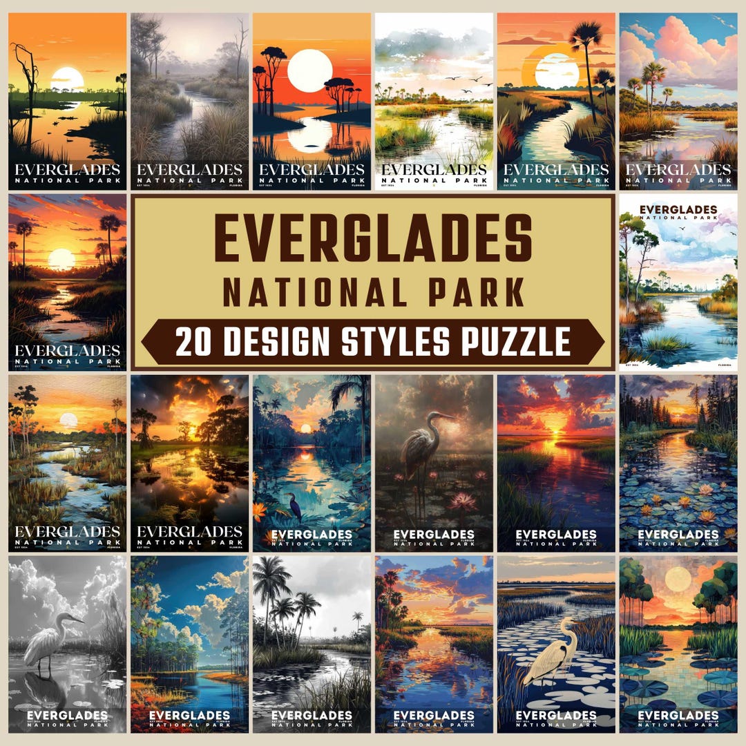 Everglades National Park Jigsaw Puzzle, 1000 Pieces Puzzle, Adults ...