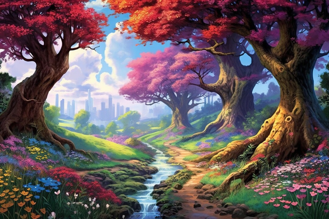 Jigsaw Puzzle, Countryside Landscape, 1000 Pieces Puzzle, Adults Puzzle ...