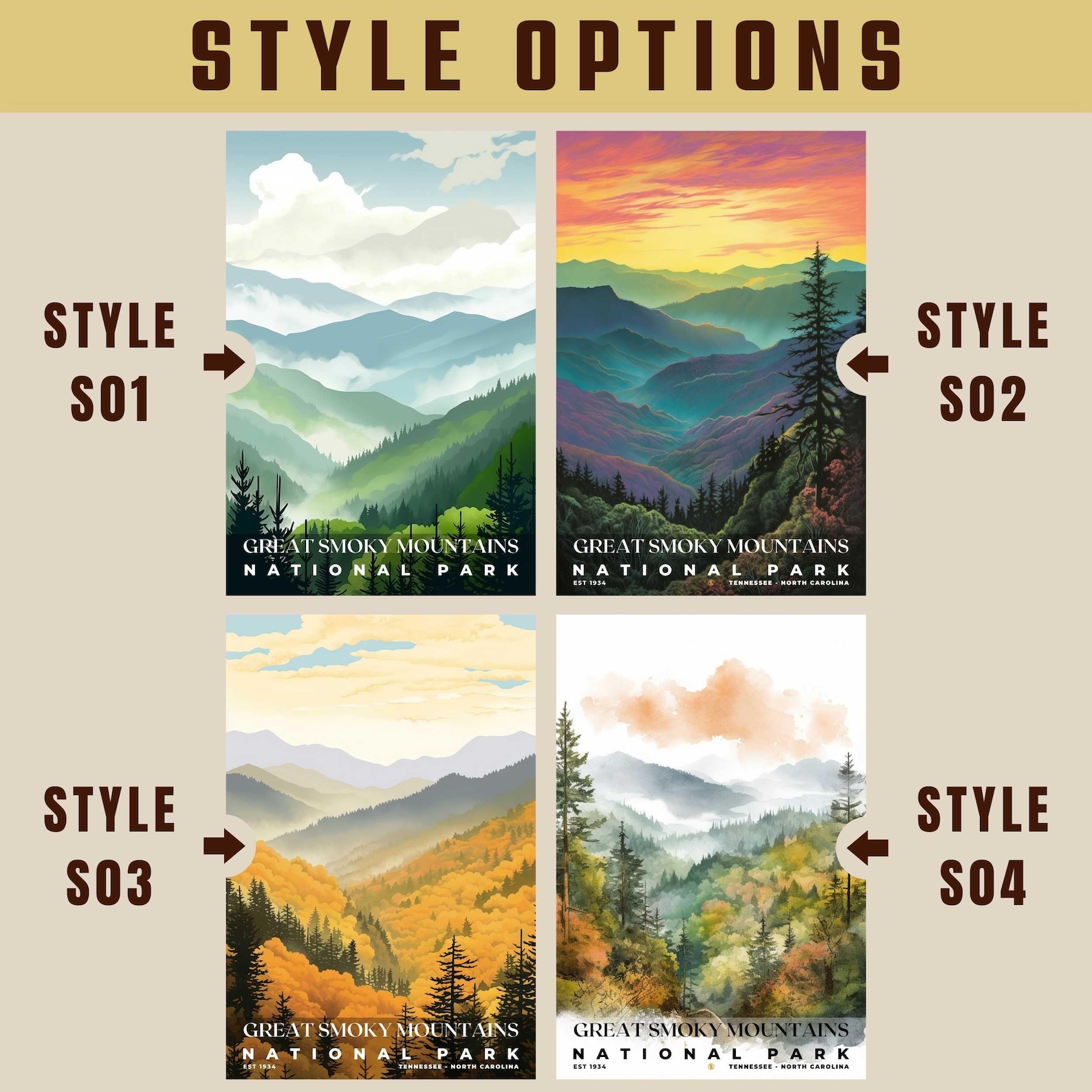 Great Smoky Mountains National Park Jigsaw Puzzle, 1000 Pieces Puzzle ...