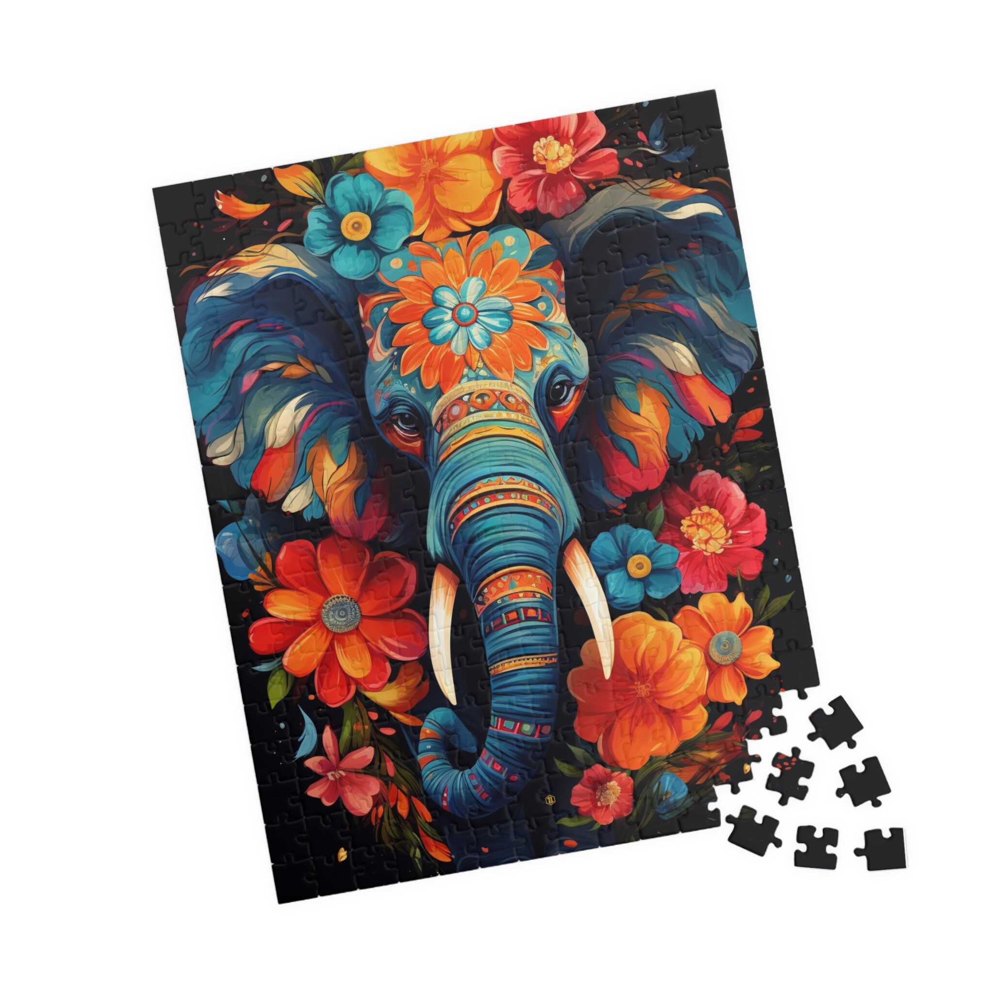 Elephant Jigsaw Puzzle, 1000 Pieces Puzzle, Adults Puzzle, Unique ...