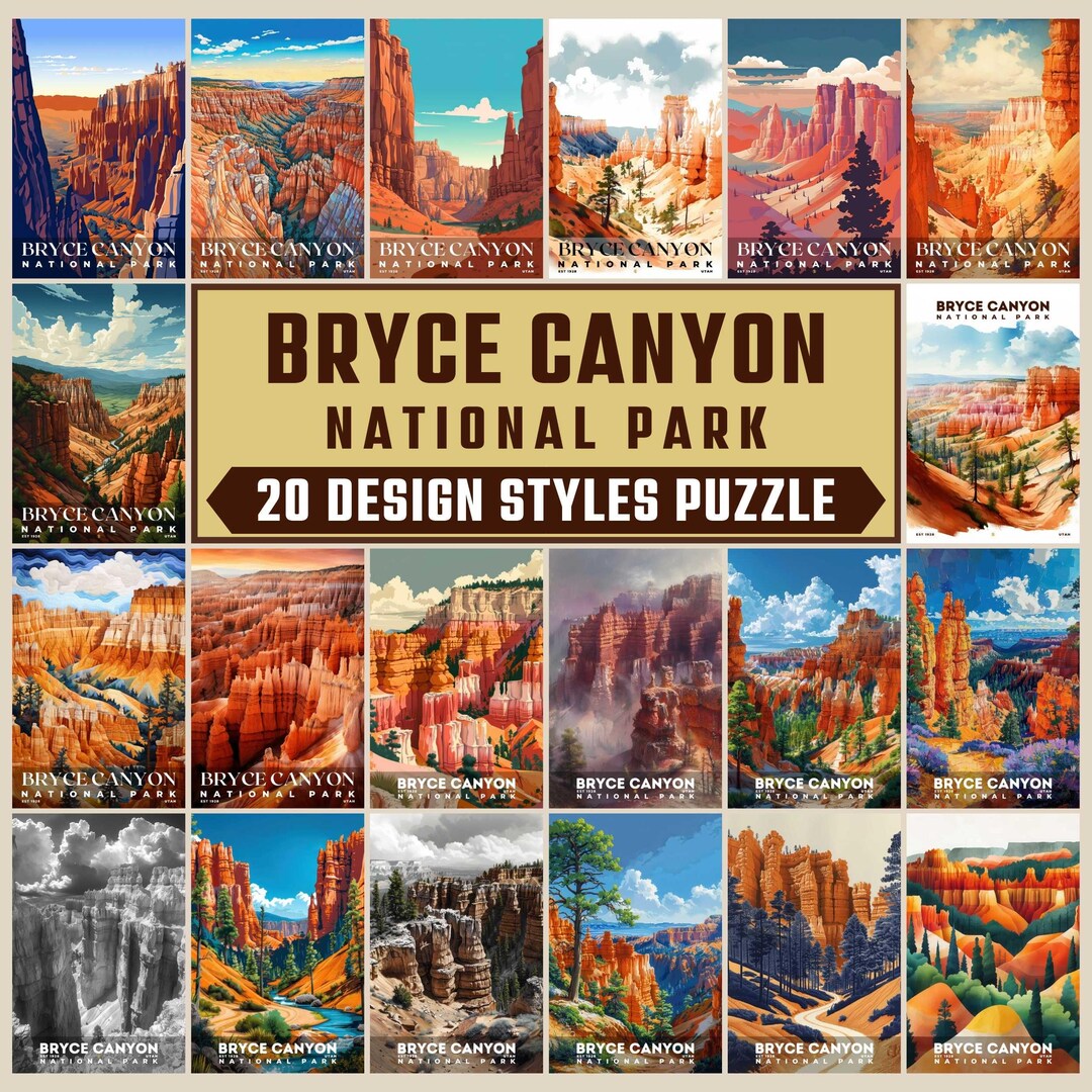 Bryce Canyon National Park Jigsaw Puzzle, 1000 Pieces Puzzle, Adults ...