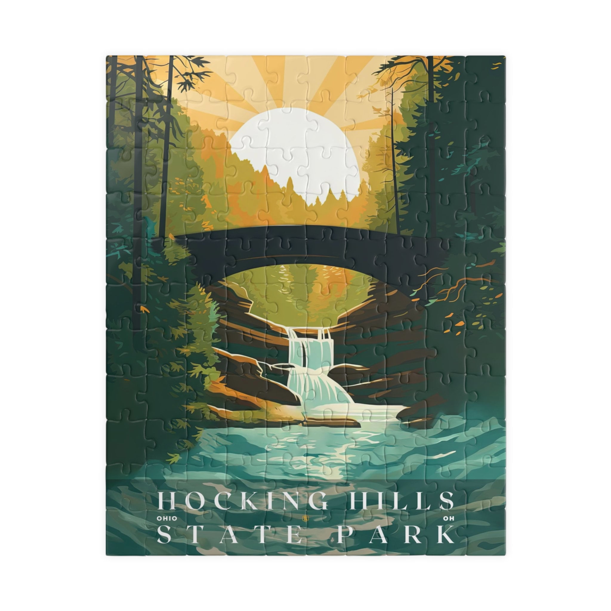 Hocking Hills State Park Jigsaw Puzzle, 1000 Pieces Puzzle, Adults ...