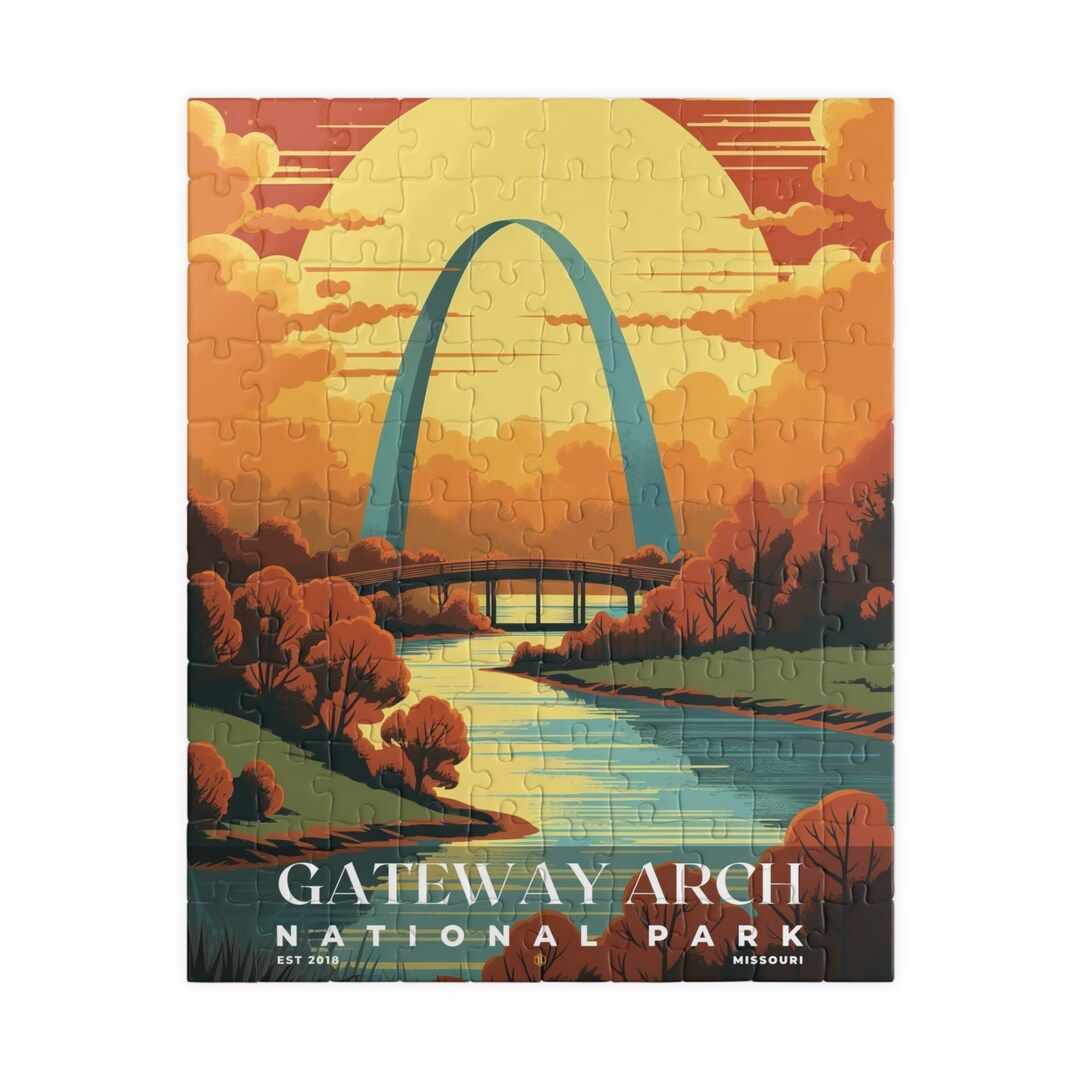 Gateway Arch National Park Jigsaw Puzzle 1000 Pieces Puzzle - Etsy