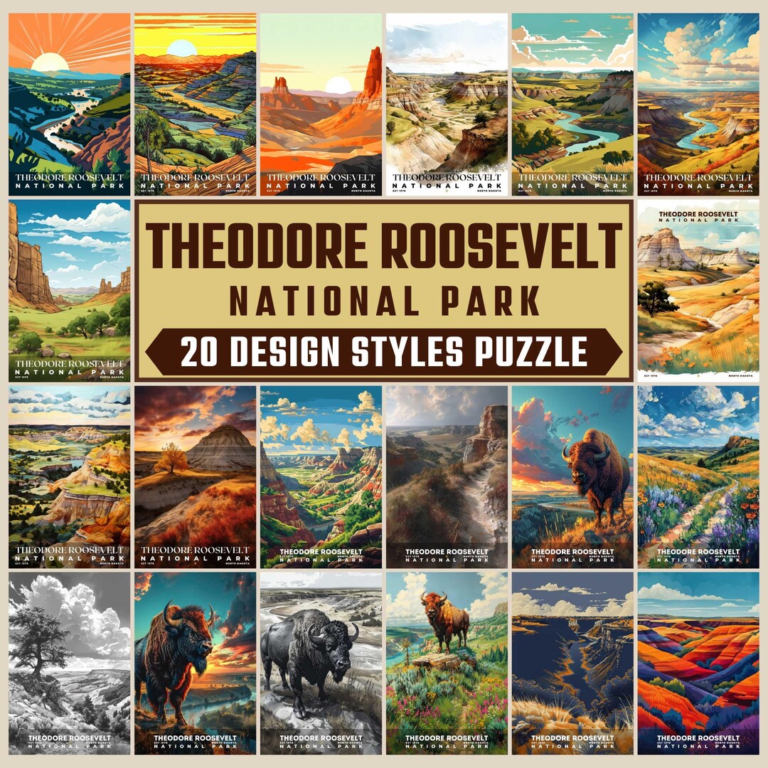 Theodore Roosevelt National Park Jigsaw Puzzle, 1000 Pieces Puzzle ...