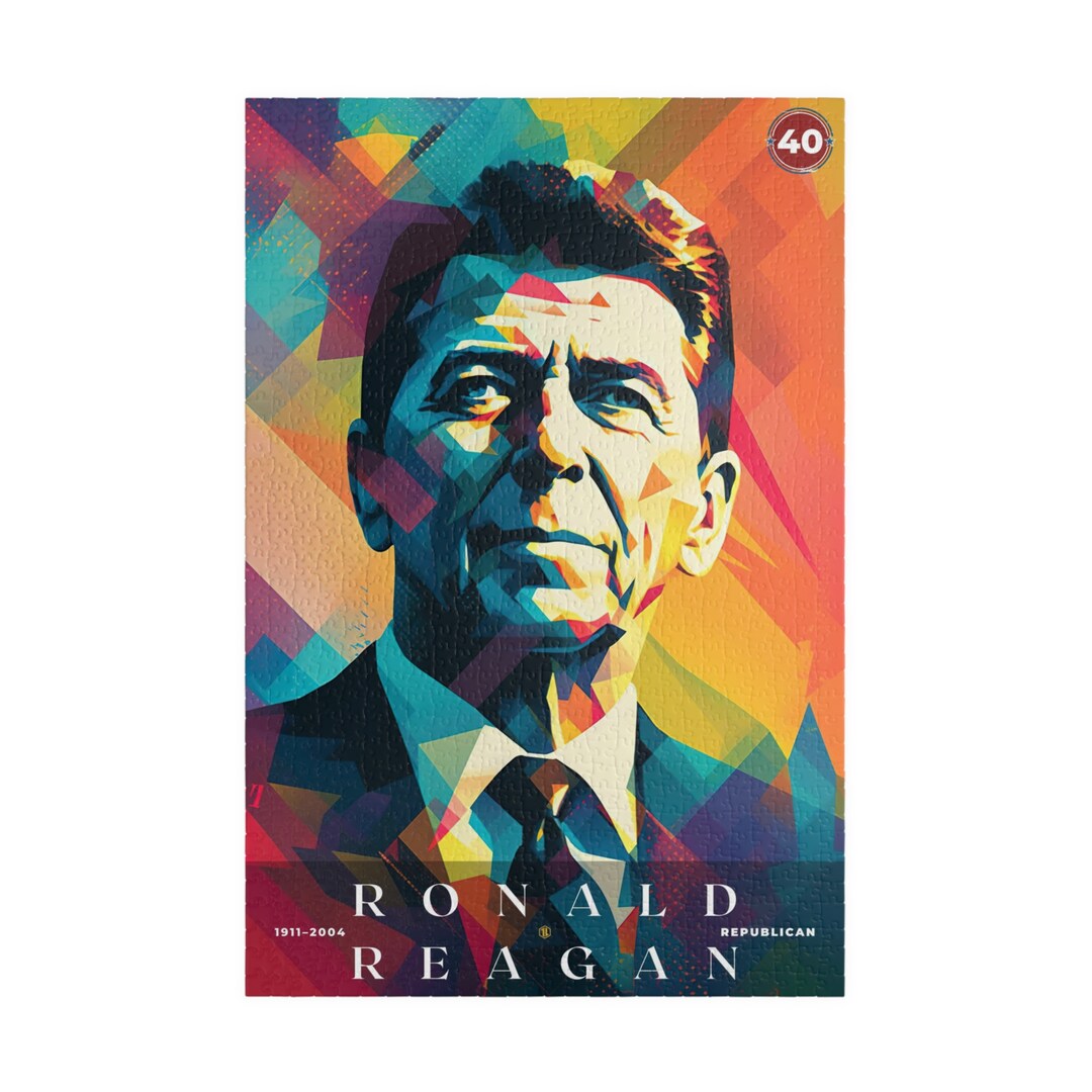 President Ronald Reagan Jigsaw Puzzle, 1000 Pieces Puzzle, Adults ...